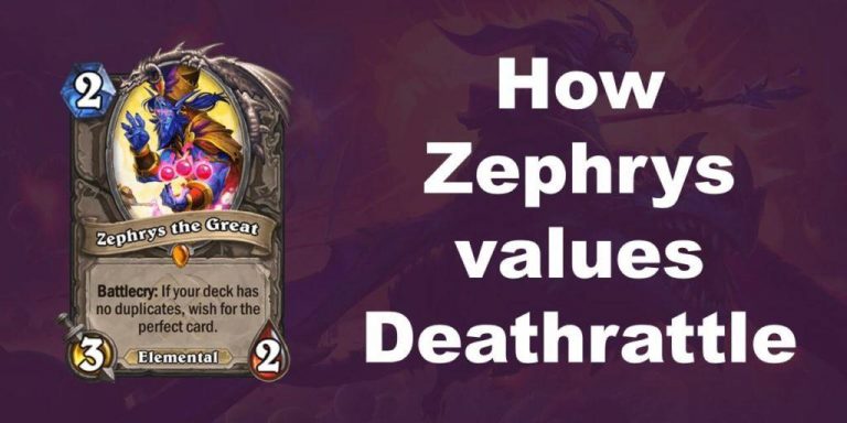 How Zephrys values Deathrattle | Hearthstone