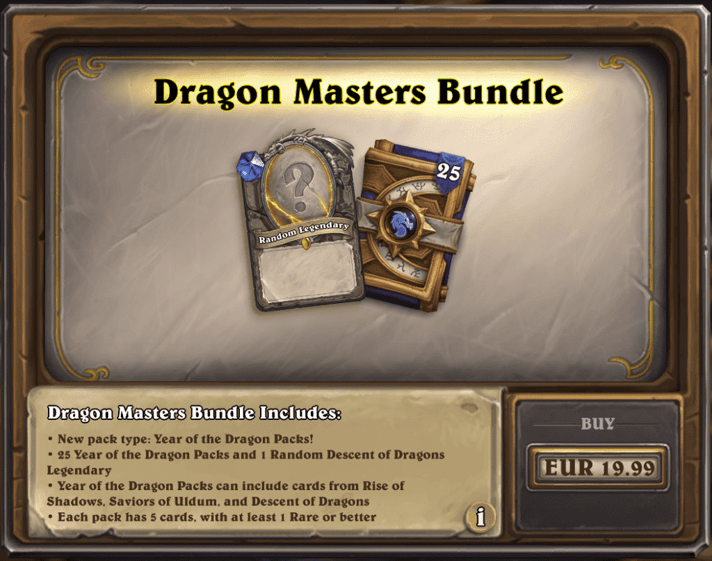 Dragon Masters Bundle: $19.99 including 25 Packs and a Legendary