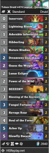 Token Druid #474 Legend - haisayaka | Hearthstone