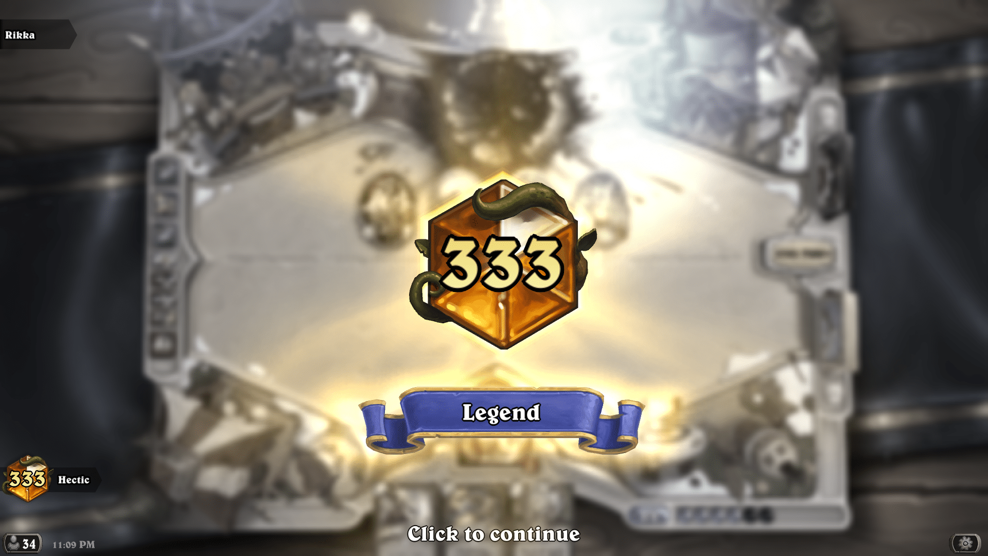 Questline Hunter #333 Legend - Hectic_HS | Hearthstone Wild Decks