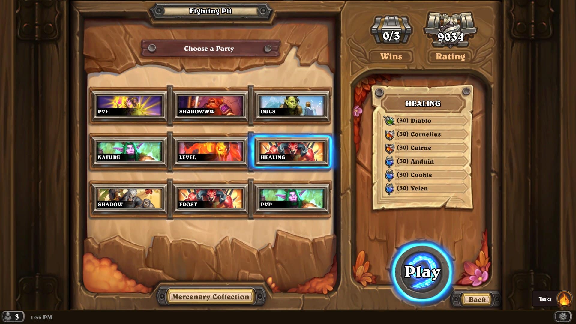 Mercenaries Holy Build by laniel_francois (9034 MMR) | Hearthstone