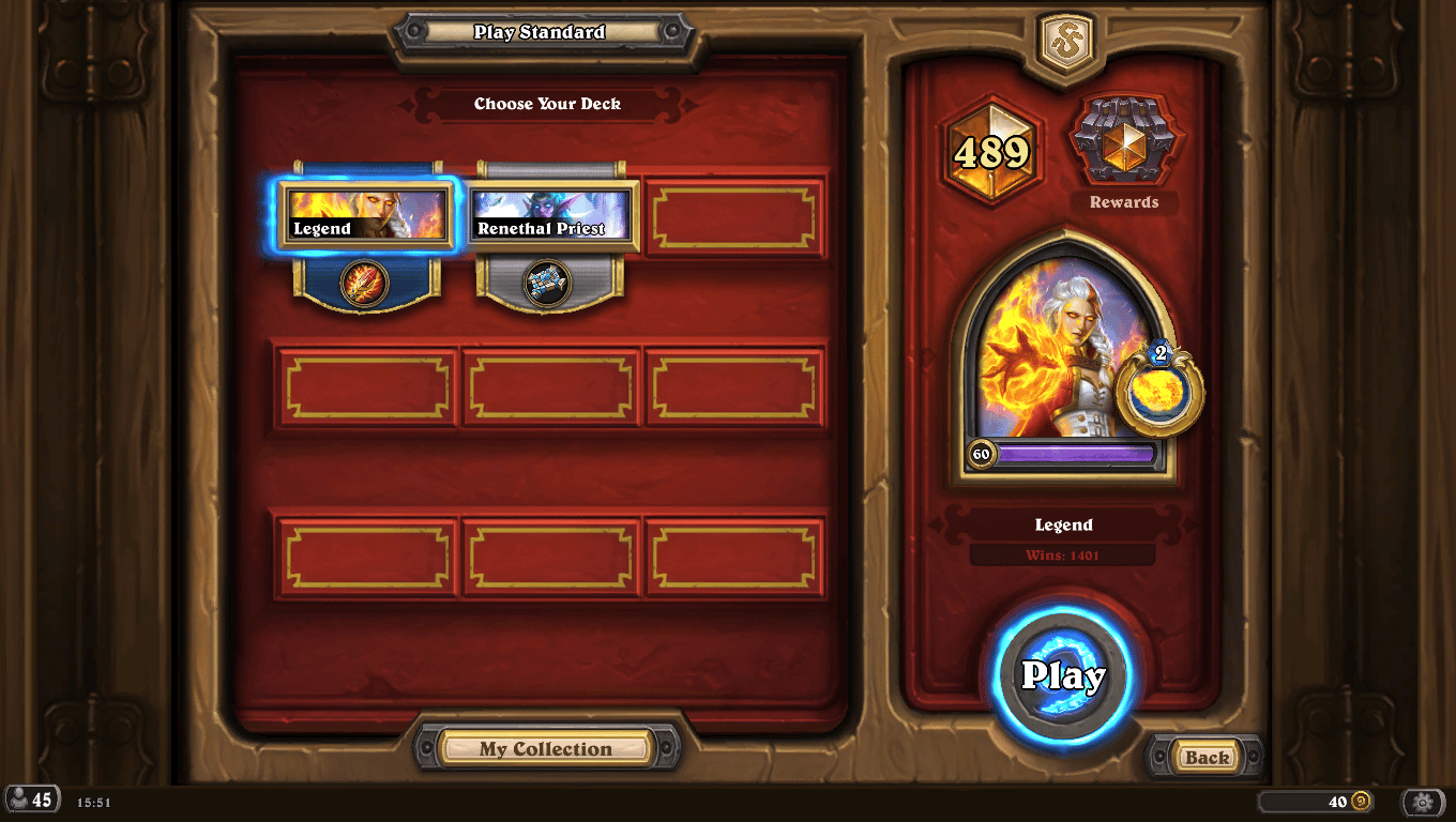 Hero Power Skeleton Mage #489 Legend - Addy (Score: 36-16 ...