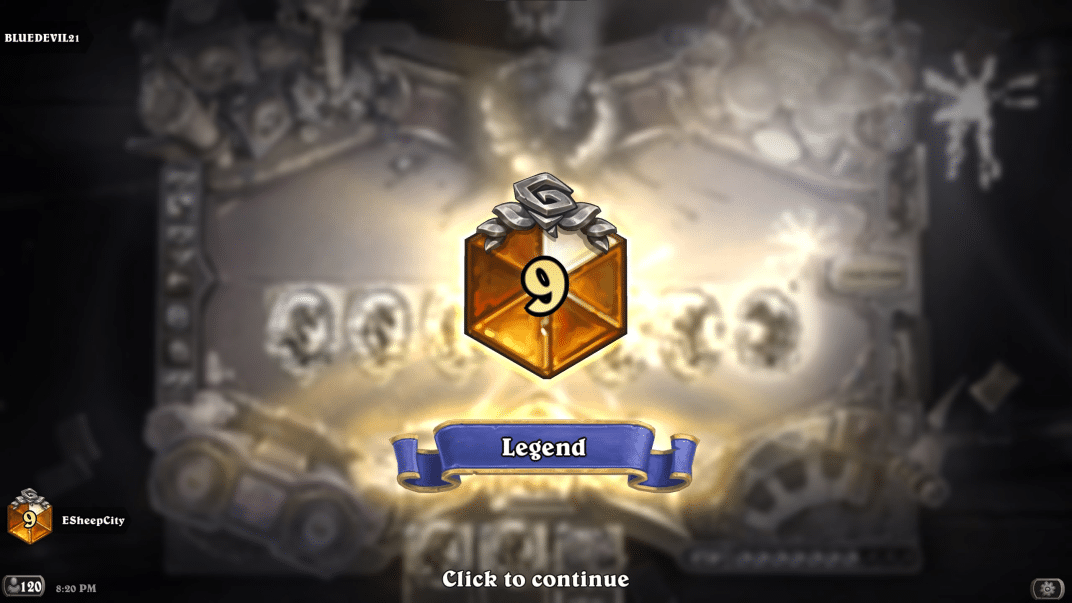 Silver Hand Recruit Paladin #9 Legend - ElectricSheepCity | Hearthstone ...