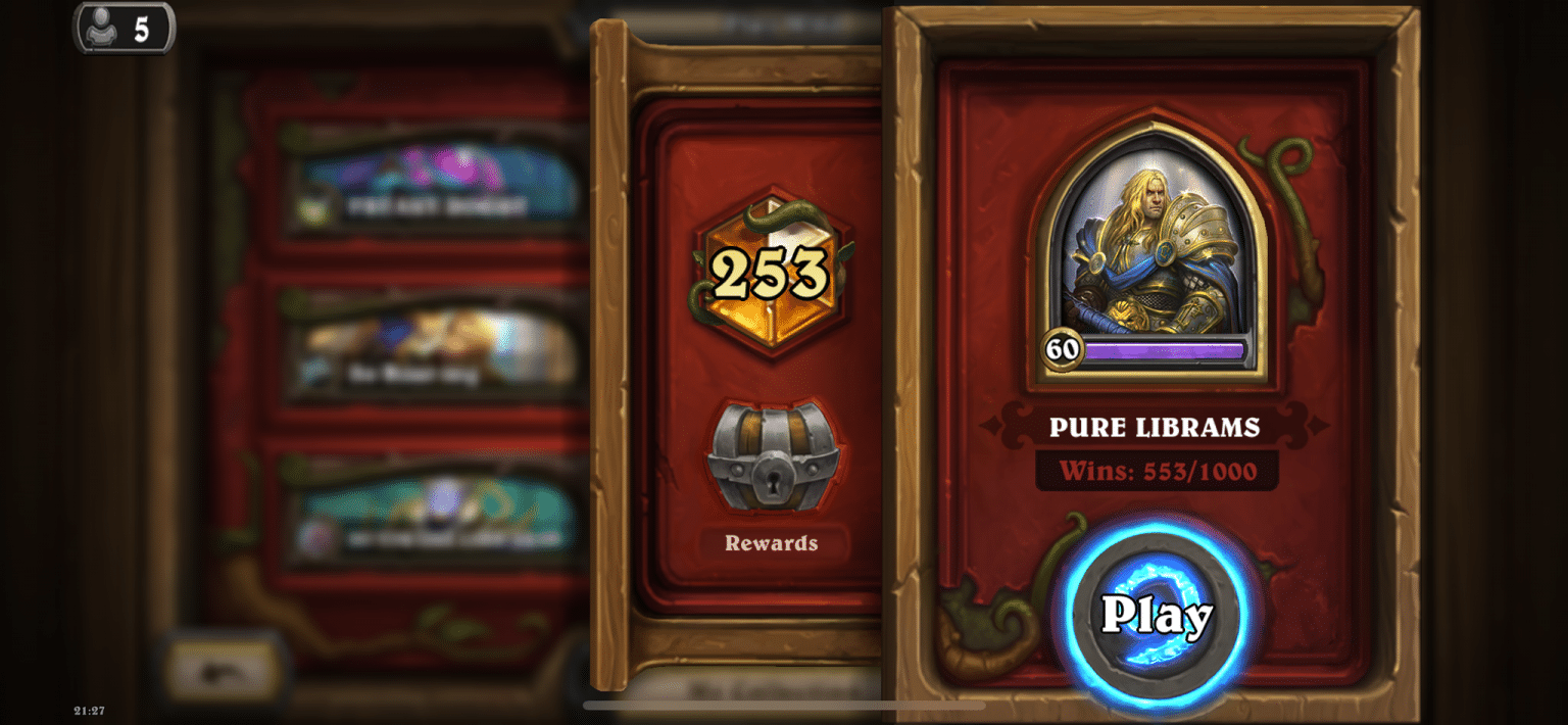 Libram Paladin #253 Legend - SniperStatus | Hearthstone Wild Decks