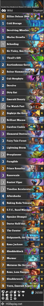 Renathal Reno Shudderwock Shaman #60 Legend - MtgSquirrel (Score: 38-22 ...