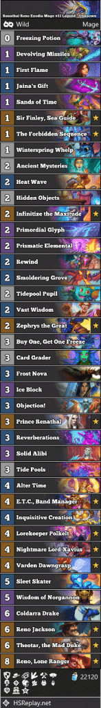 Renathal Reno Exodia Mage #11 Legend - Unknown (Score: 14-8 ...