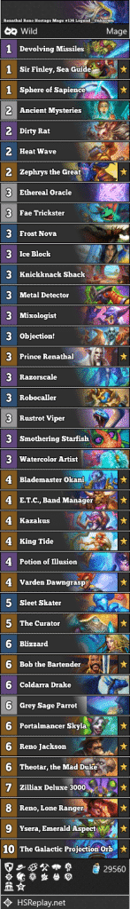 Renathal Reno Hostage Mage #136 Legend - Unknown (Score: 17-12 ...